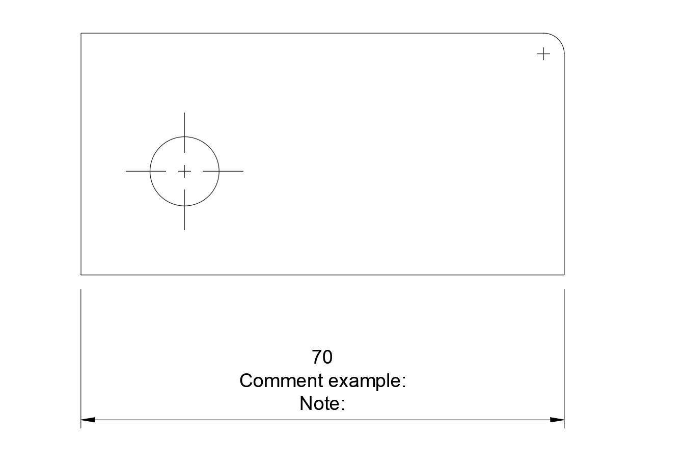 How to stack text in dimension by adding multiple rows in Fusion Drawing