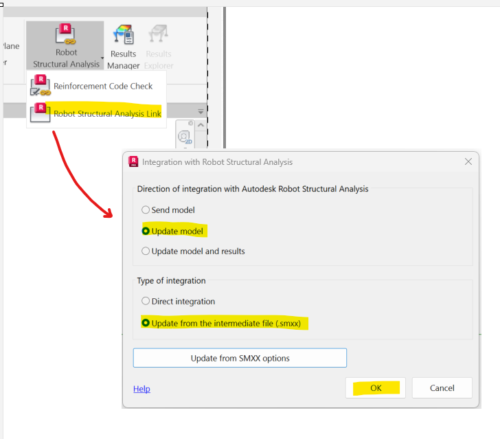 Help | Impossible to use direct model integration from Robot Structural ...