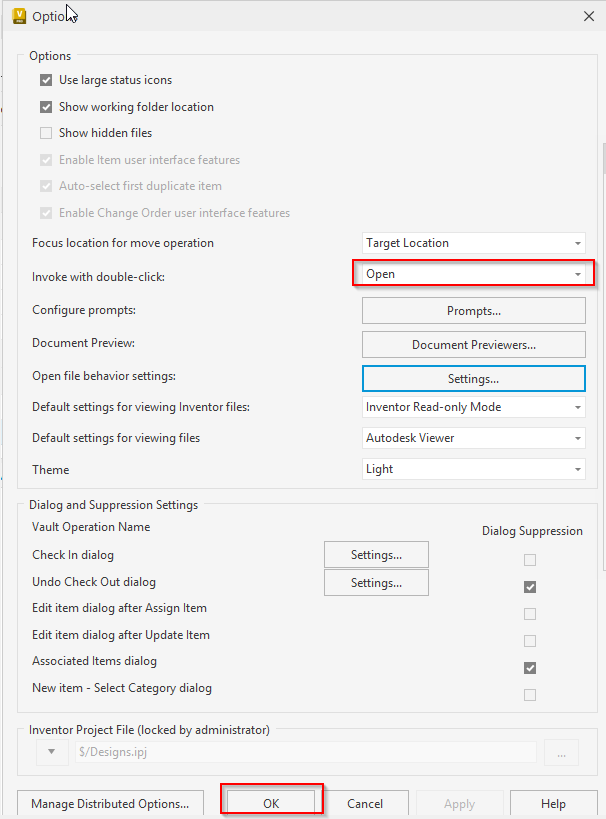 Vault opens files in full Inventor instead of Inventor Read-Only