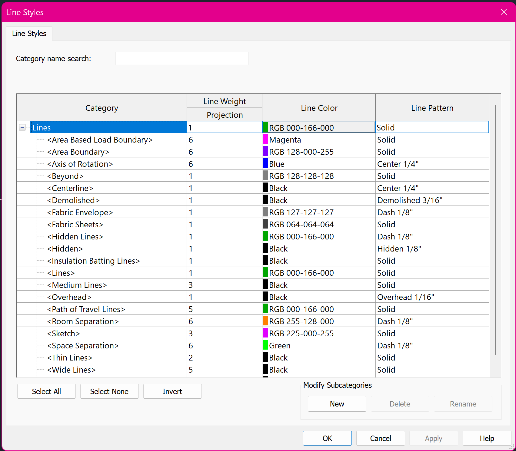 How to modify line weights and control their thickness in Revit