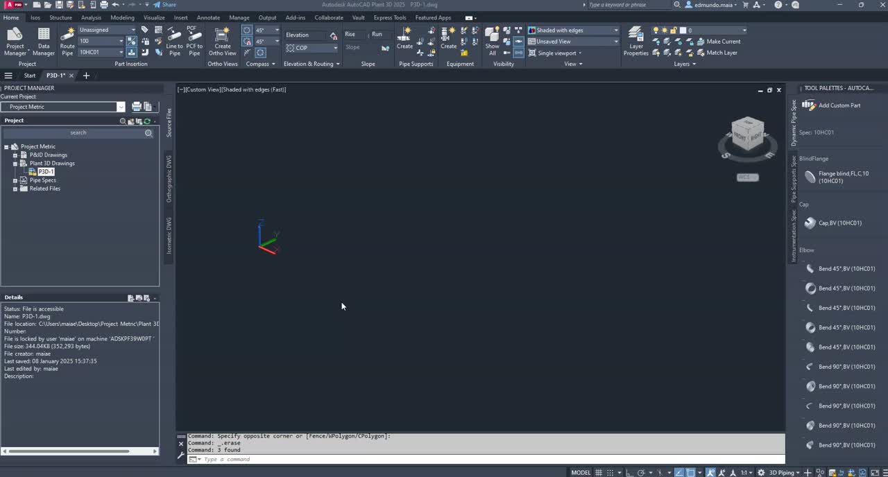 How to add reinforcement pads for pipe stub-in connection in AutoCAD ...