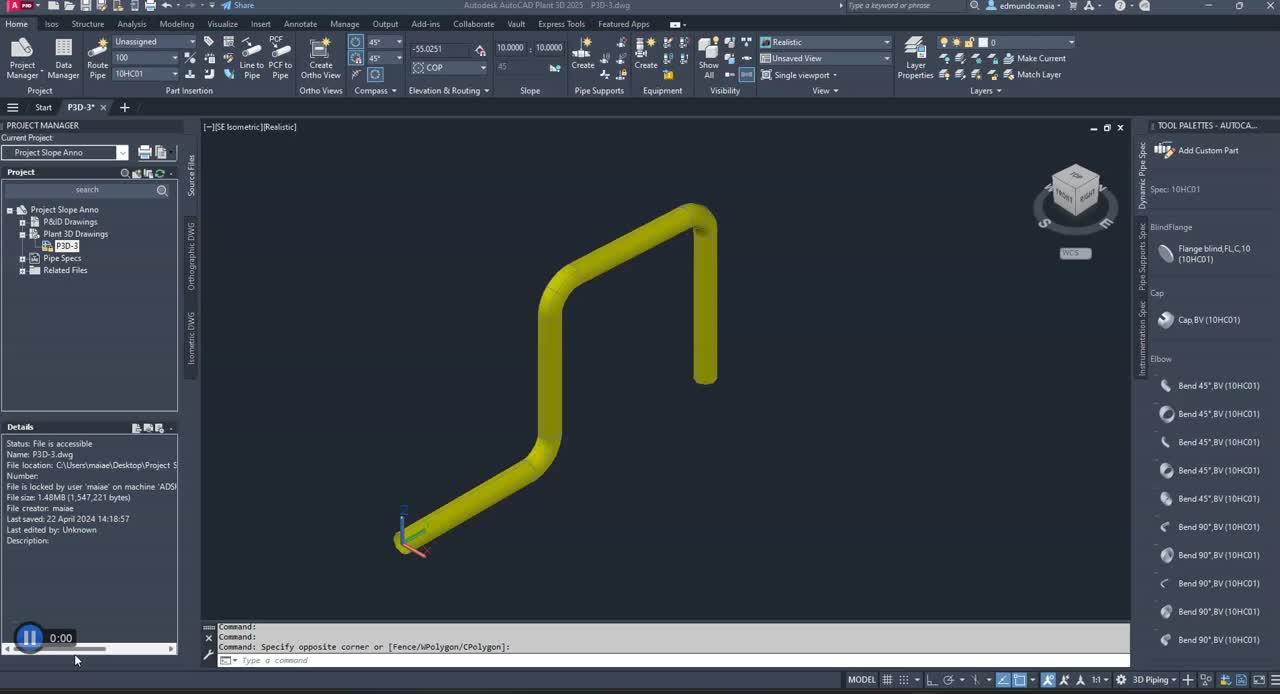 How To Edit The Slope Annotation Text Height In Isometric Drawings Of Autocad Plant 3d