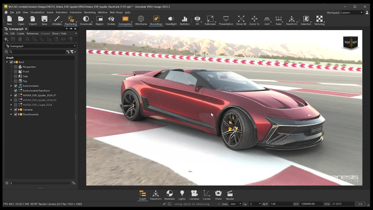 VRED 2026 Help | Renderers | Autodesk