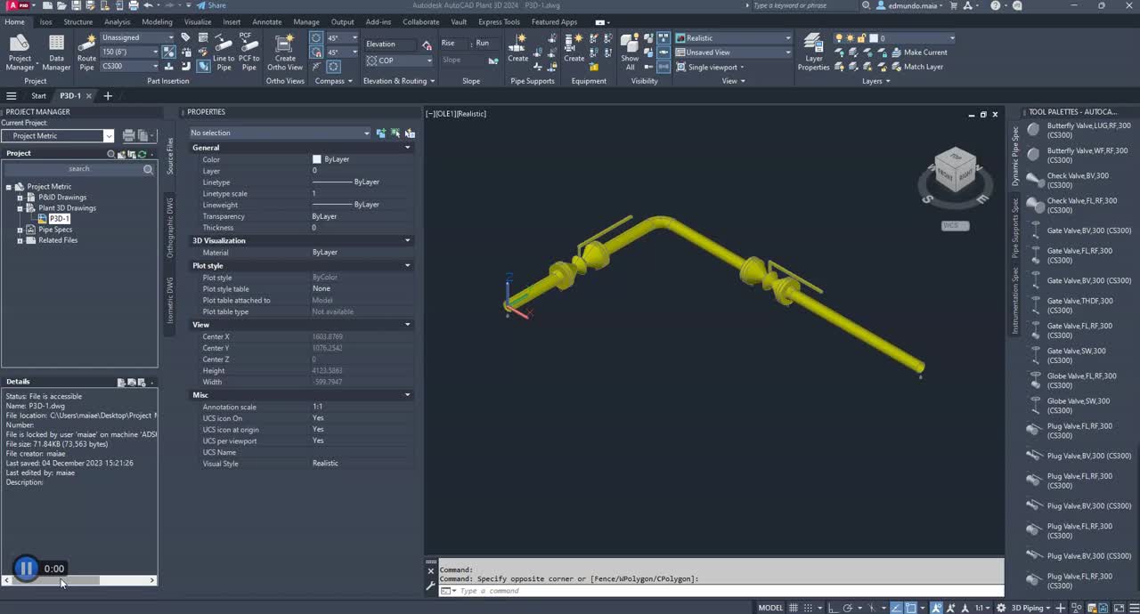 How to display the part weight instead of the total weight in the isometric BOM created with ...