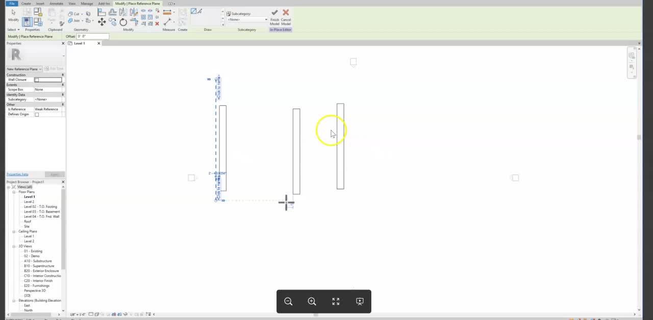 Unconstrained Elements moving when reference planes are set to EQ ...
