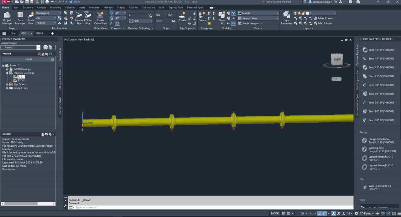 如何在AutoCAD Plant 3D中更改多个元件描述