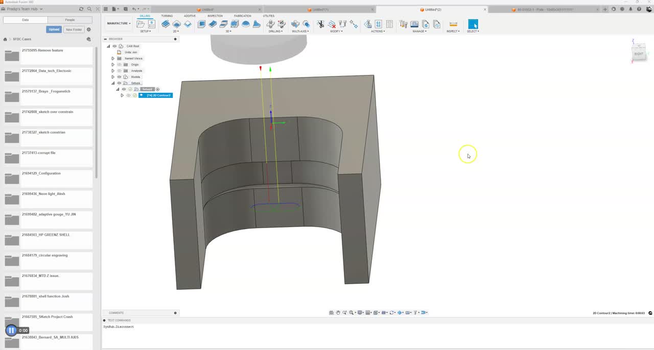 How to create a 2D undercut groove with multiple depths of cut in Fusion CAM